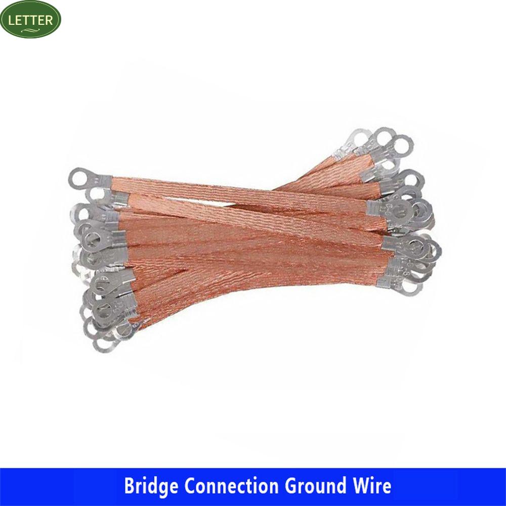 LO 100pcs 6mm 8mm 11mm 100Pcs Earth Cable Grounding Cable Braided Span ...