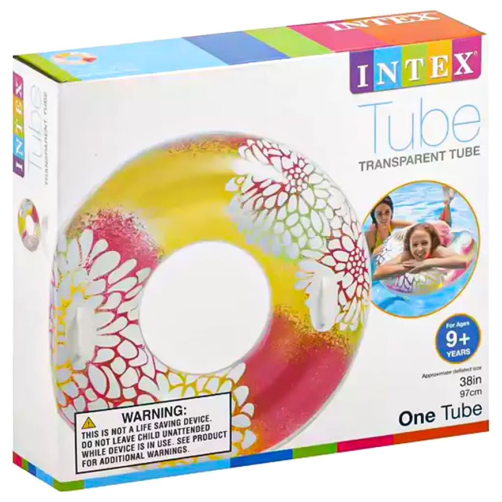 Boia Infl Transparente Colorida Grande - Intex 58263 | Shopee Brasil
