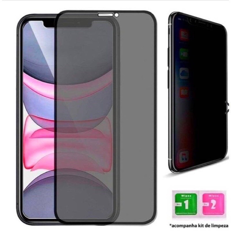 Película de Vidro Privacidade 3D HD Anti Spy Curioso Para Protede IPhone iP 6 7 8 X XR 11 12 13 ...