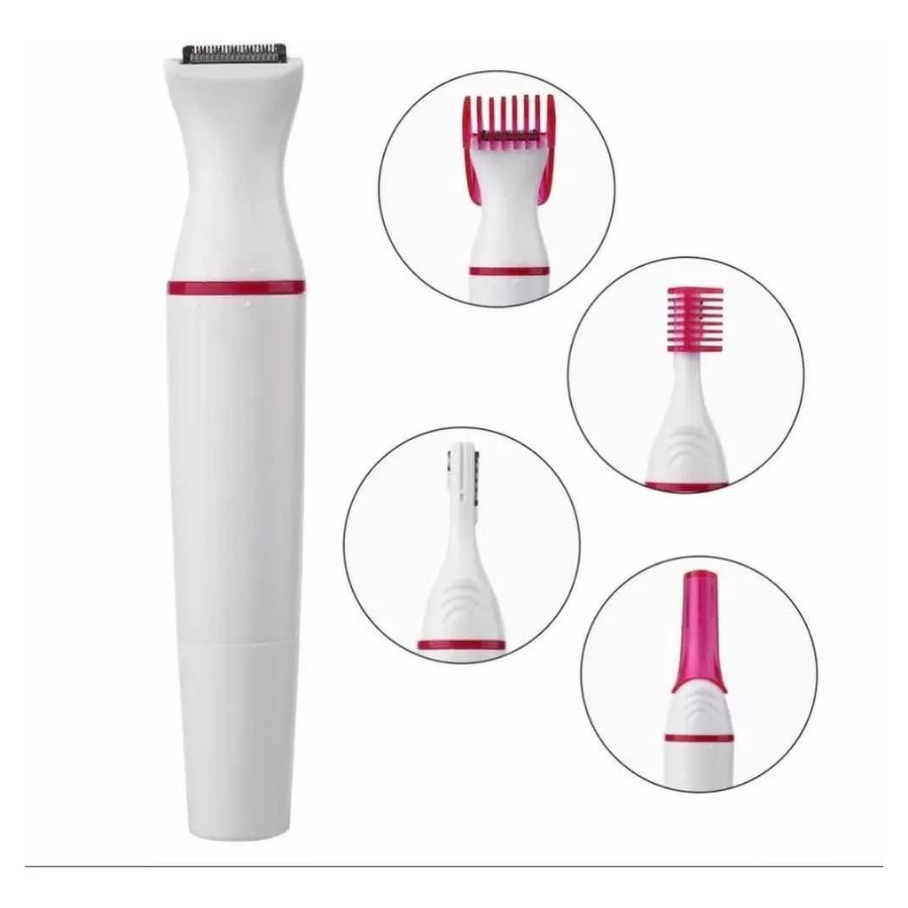 Mini Depilador Elétrico Portátil Depilação Feminina 5 Em 1 | Shopee Brasil