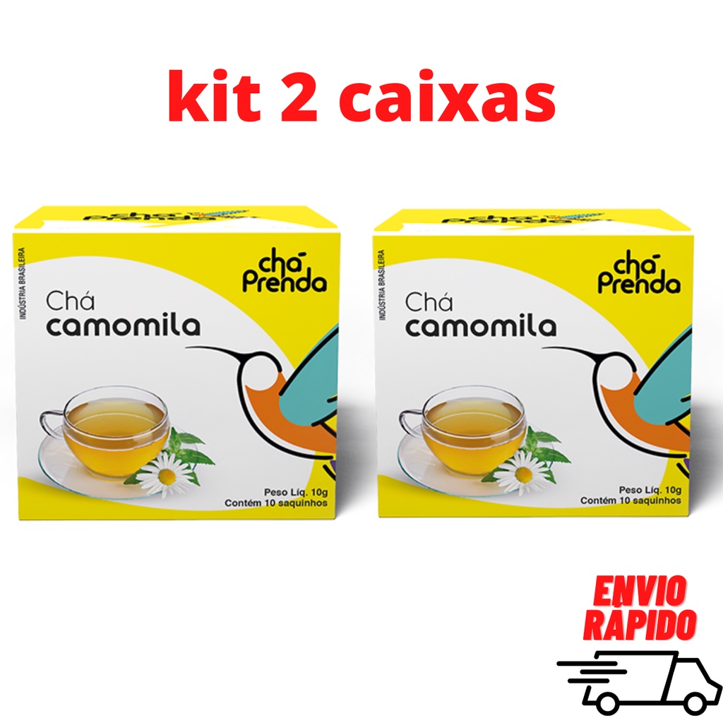 kit 2 chá de caixinha 20 sachês /Chá aprenda | Shopee Brasil