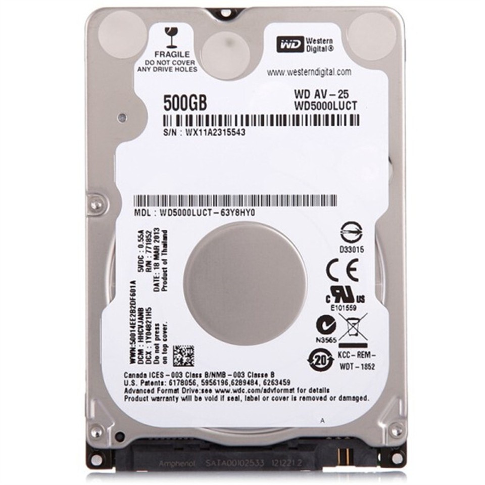 Disco Rígido Interno Western Digital Wd 500gb Branco | Shopee Brasil