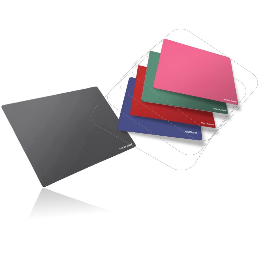 Mouse Pad Standard Slim Básico Cores Sortidas Multilaser - AC066 ...