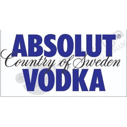 Adesivo Absolut Vodka - 15 X 8cm - 02 Cores (vam1) | Shopee Brasil