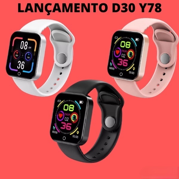 Smartwatch Y78/D30 Fitpro Original IP67 À Prova D'água USB Bluetooth ...
