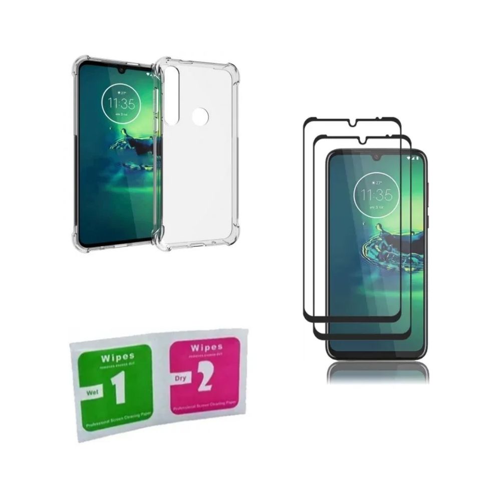 Kit Capa Anti Impacto Moto G8 Play + 2 Pel. de Vidro 3D | Shopee Brasil