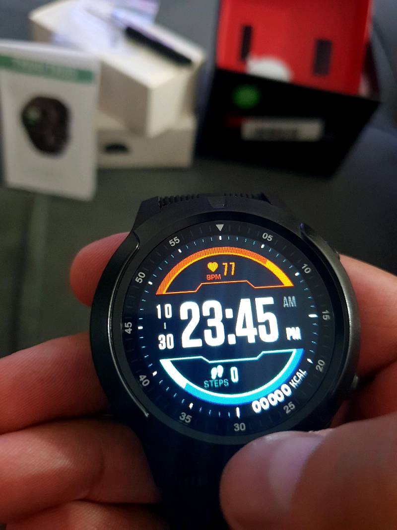 Smartwatch Lokmat Sma-Tk04 De 1,3 Polegadas Tela À Prova D 'Água Pedômetro Frequência Cardíaca ...