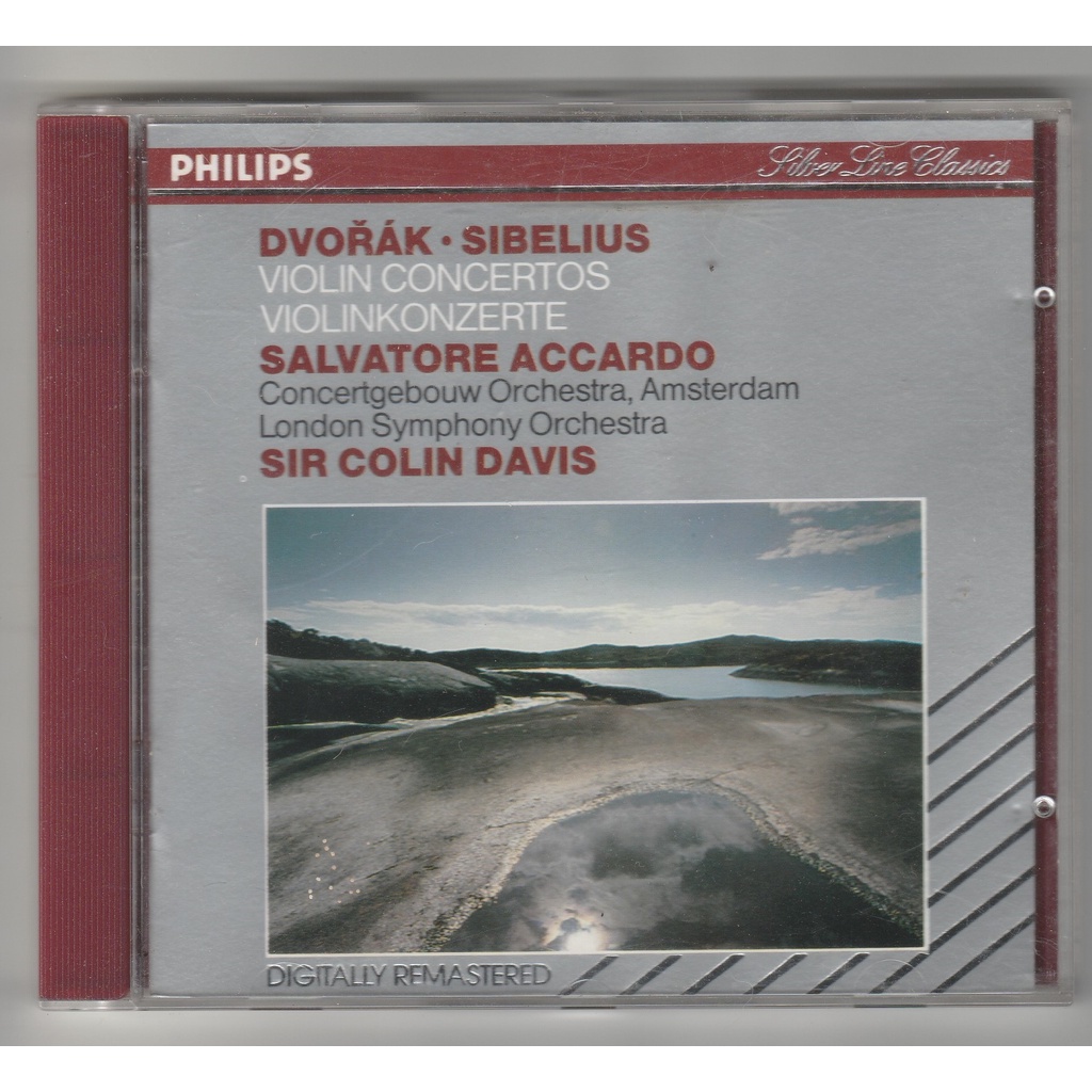 Philips Silver Line Classics : Dvorak - Sibelius Violin Concertos ...
