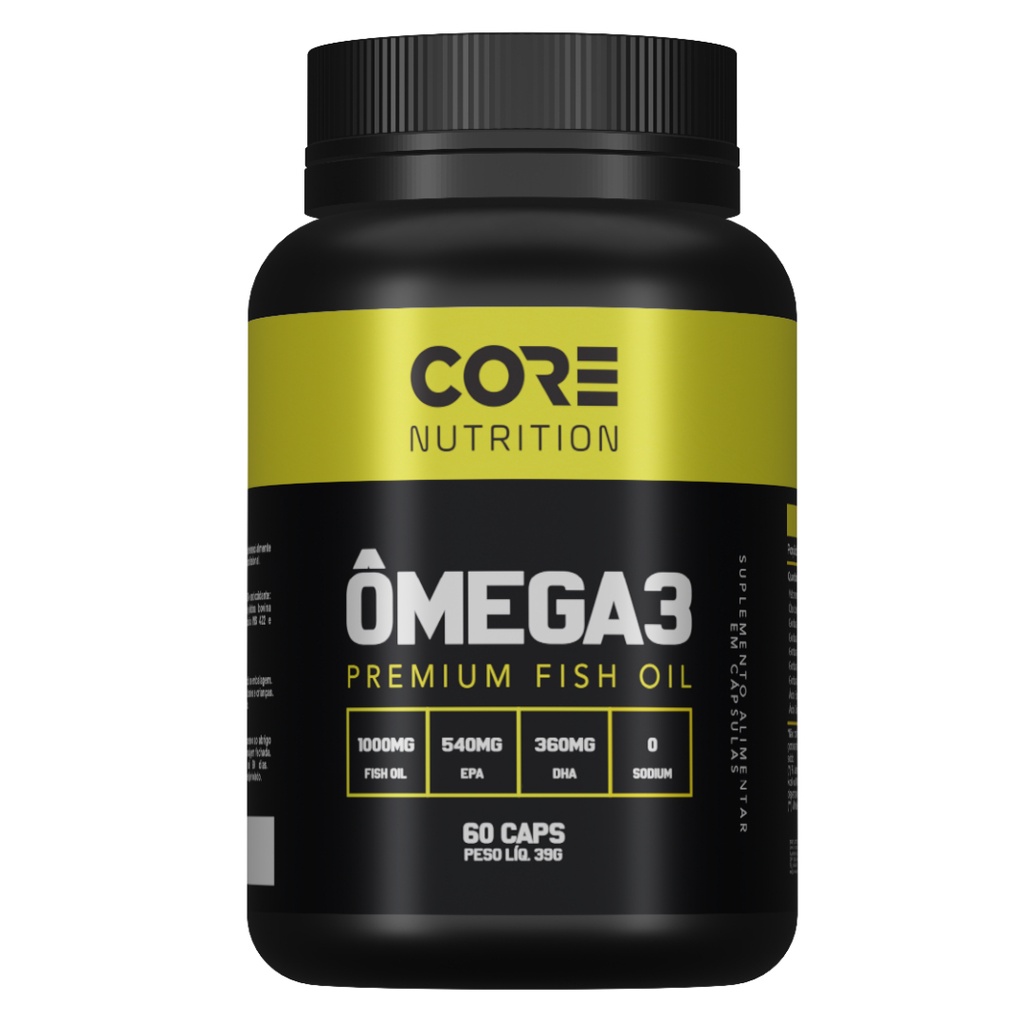 Ômega 3 Premium Fish Oil 60 Caps - Core Nutrition | Shopee Brasil