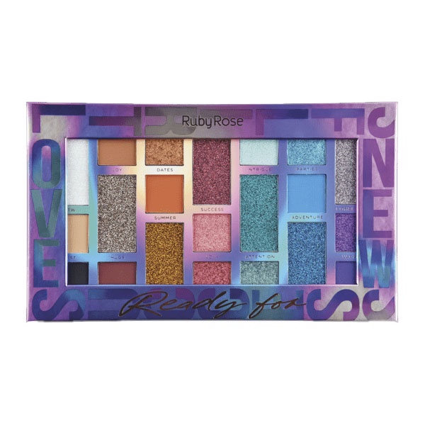 PALETA DE SOMBRAS RUBY ROSE READY FOR HB1059 - Escorrega o Preço