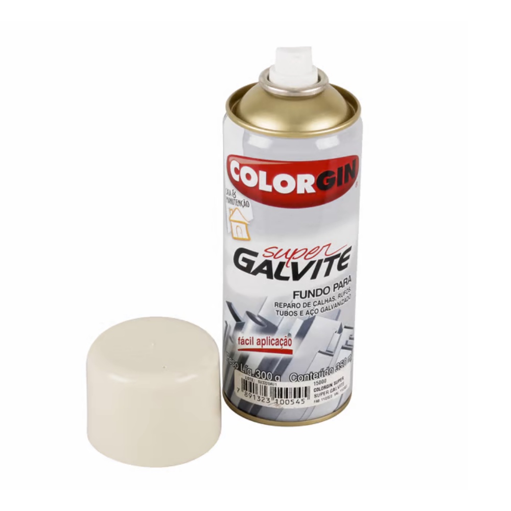 Tinta Spray Super Galvite Fundo P/ Galvanizado Colorgin 350ml | Shopee ...
