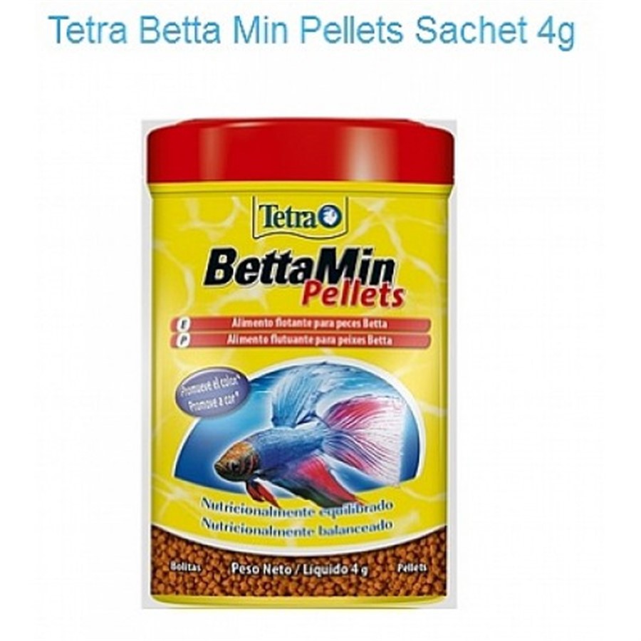 Ração Tetra Bettamin Sachet 4g A melhor ração para bettas do mercado ...