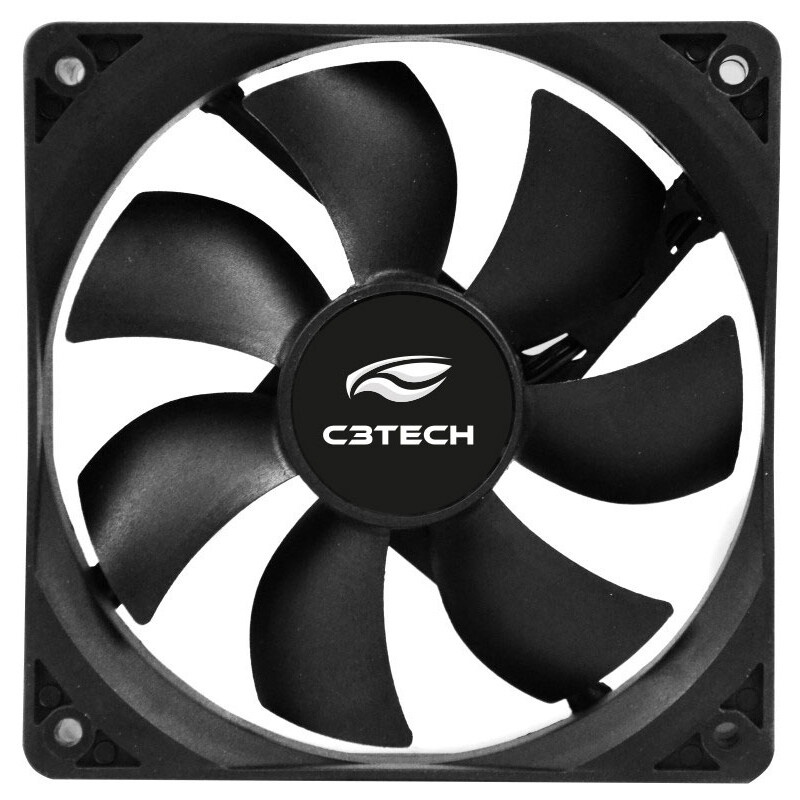 Cooler Fan C3 Tech Storn 8cm 3Pinos | Shopee Brasil