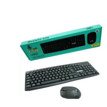 Kit Mouse E Teclado Sem Fio Weibo Wb-8012 Wireless 2.4ghz | Shopee Brasil