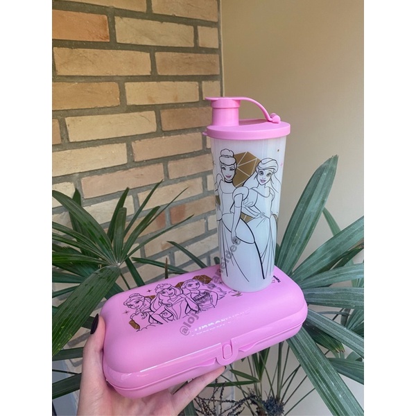 Tupperware Kit Copo com Bico 470 ml + Tupper Snack Grande Princesas ...
