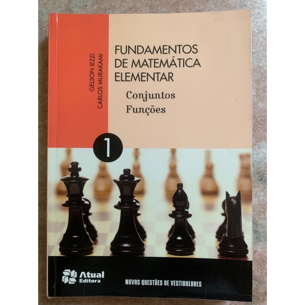 Fundamentos da Matemática Elementar Volume 1 | Shopee Brasil