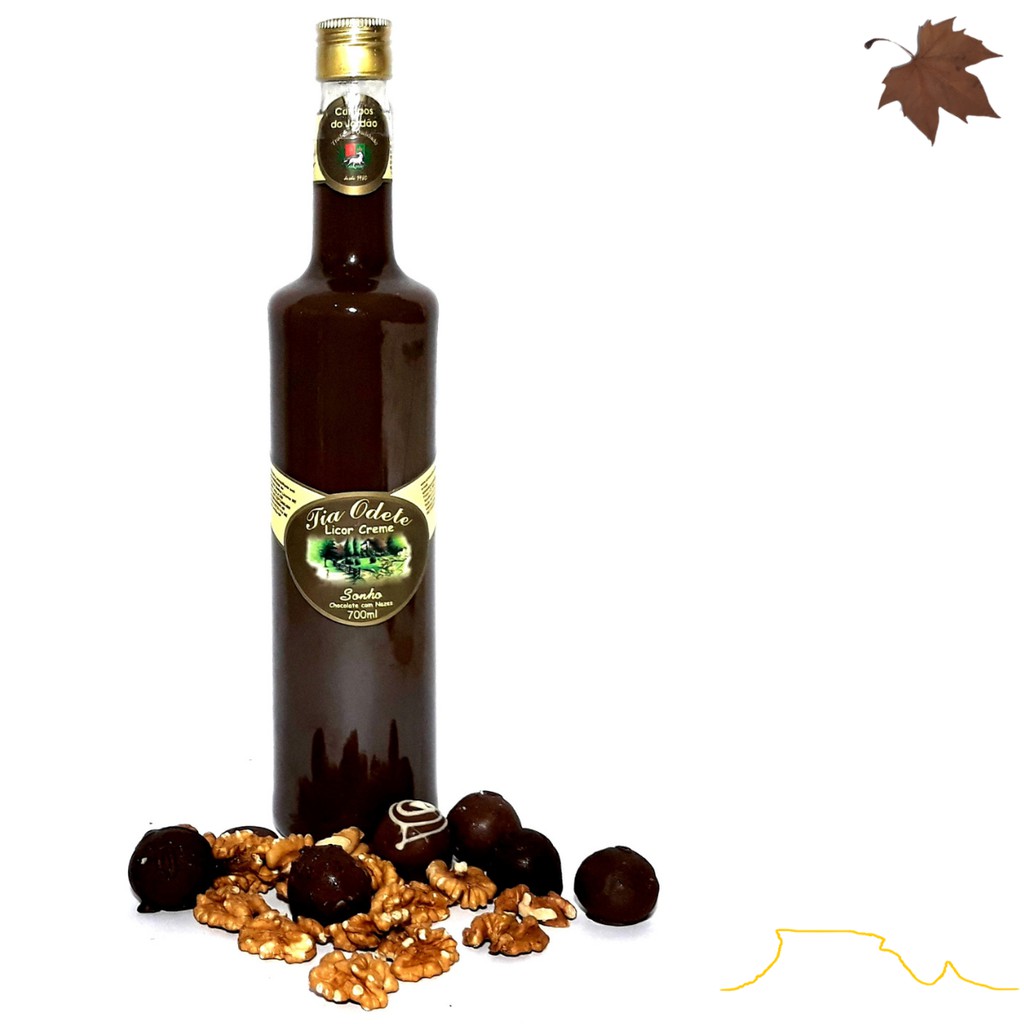 Licor 700 ml Artesanal Chocolate + Nozes Campos do Jordão | Shopee Brasil