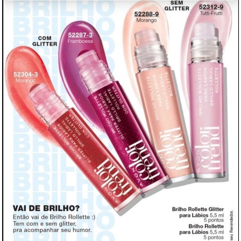 Brilho Rolete Labial Avon 5 ml | Shopee Brasil