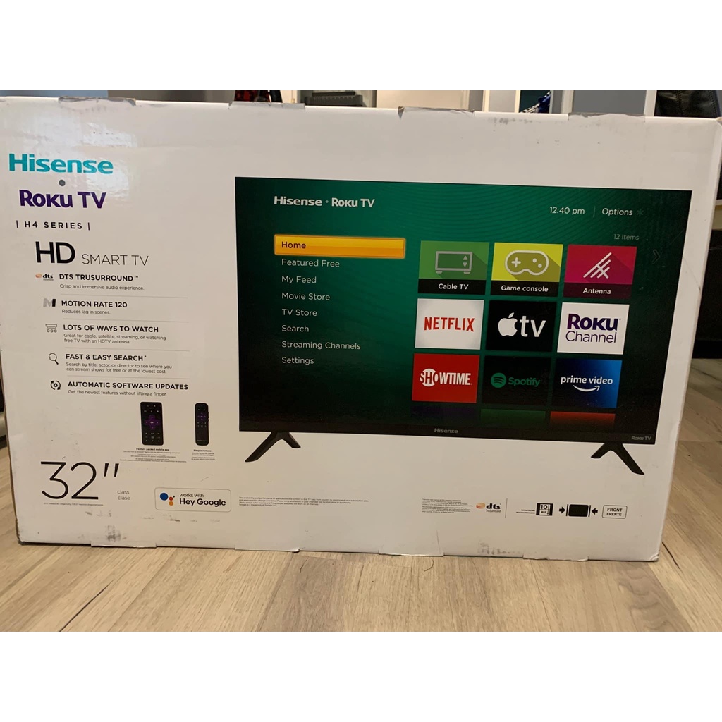 nova e original Hisense Roku Tv 32 polegadas | Shopee Brasil