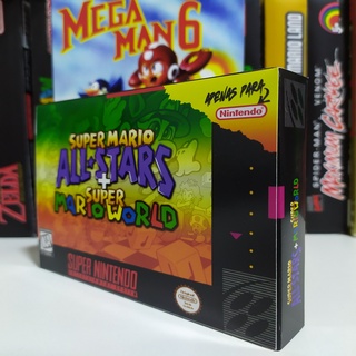 Super Mario All-Stars And Super Mario World - Mini Box do Jogo BR ...