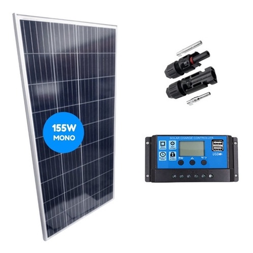Kit Placa Solar 150w Controlador 30a Lcd | Shopee Brasil