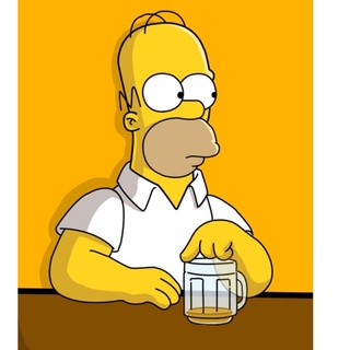 Quadro Decorativo Placa Quarto Sala Homer Simpson Bebendo Cerveja Bar ...