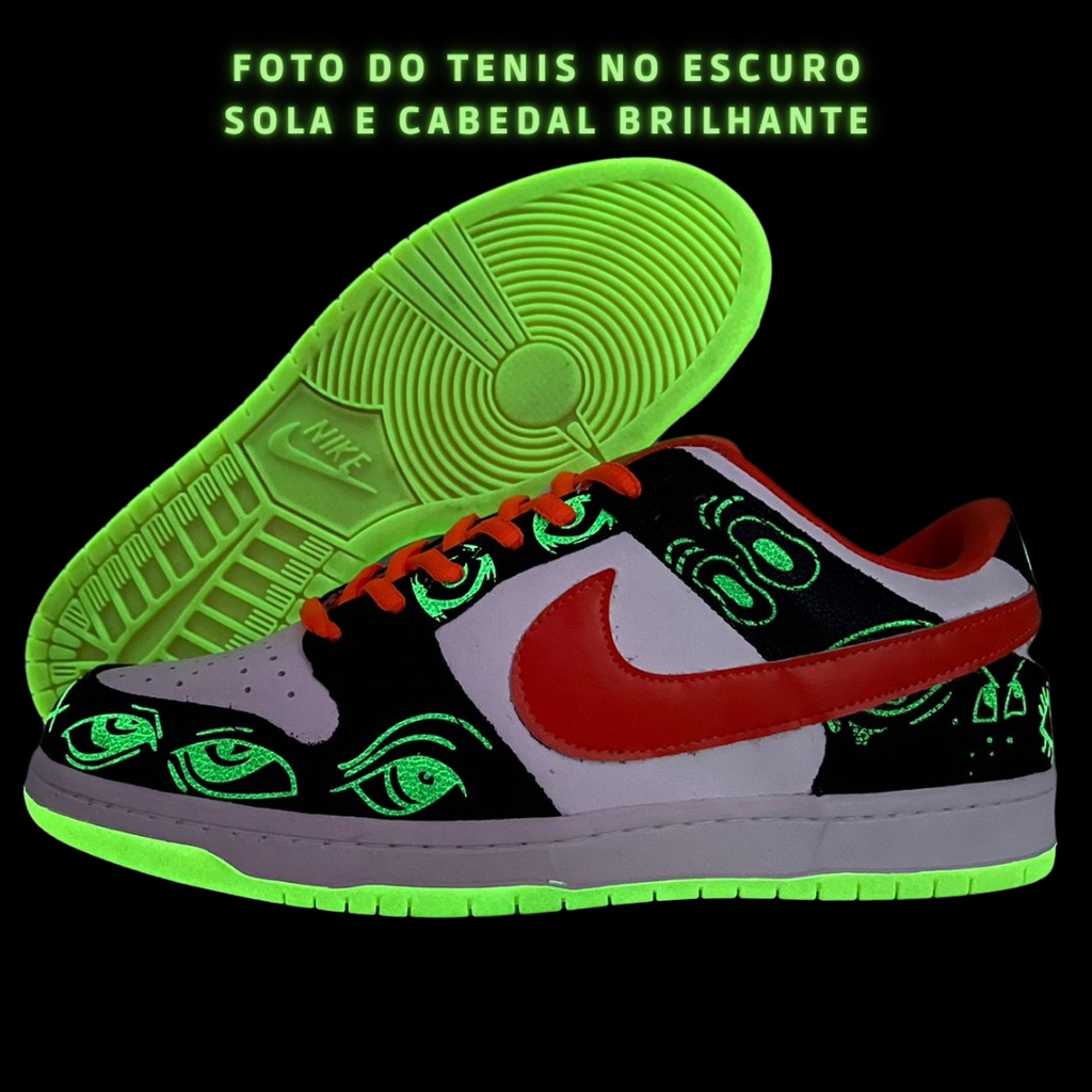 Tênis Nike Dunk Low “Halloween Owl Brilhante Masculino | Shopee Brasil