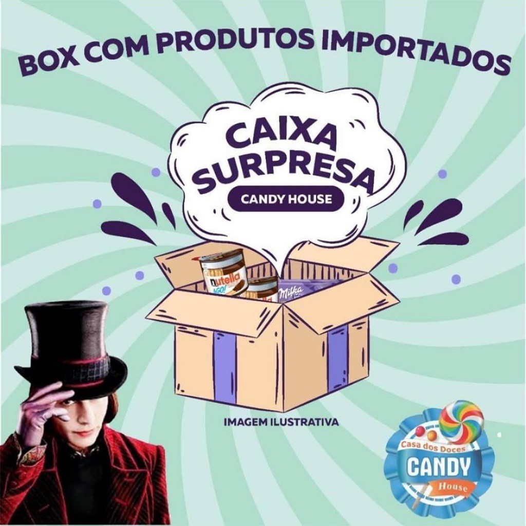 Box Doces Importados - Box Platinum- Produtos Variados 8 itens ...