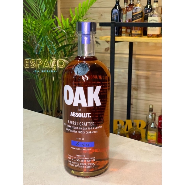 ABSOLUT OAK EDIÇÃO LIMITADA 1litro | Shopee Brasil