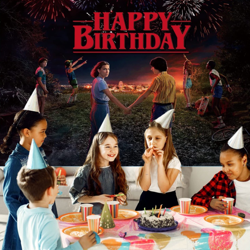 Stranger Things kid Party Backdrop Decorations Supplie Photography ...