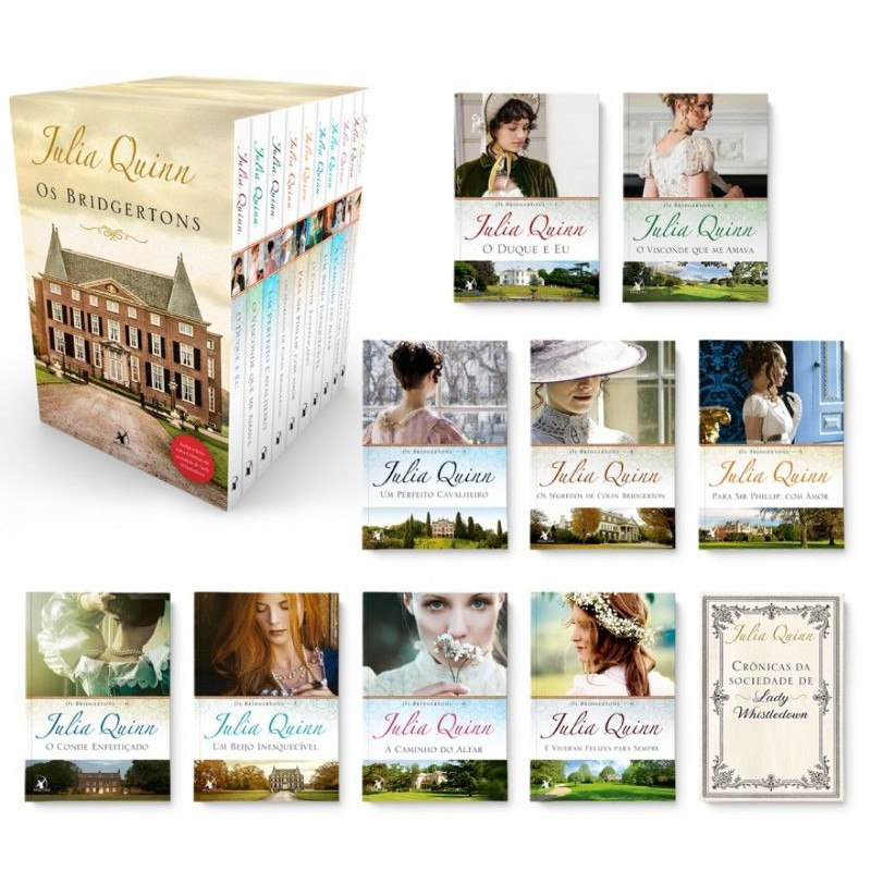 Box Os Bridgertons: série completa com os 9 títulos *ENVIO IMEDIATO ...