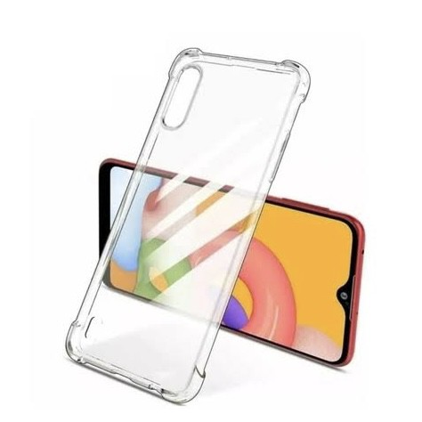 Case | Capa | Capinha | Samsumg A01 | A 01 | Anti Impacto | Transparente | TPU | Silicone ...