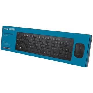Kit Teclado Mouse Multilaser Multimídia Sem Fio Wireless Usb | Shopee ...