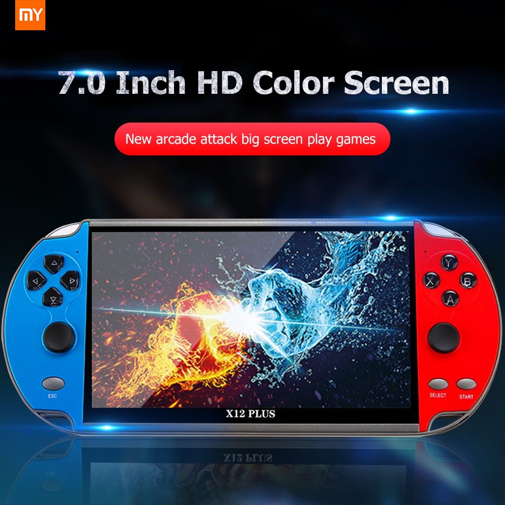 X12 Plus Handheld Game Players Console De Jogos 7 Polegadas 16G TF ...