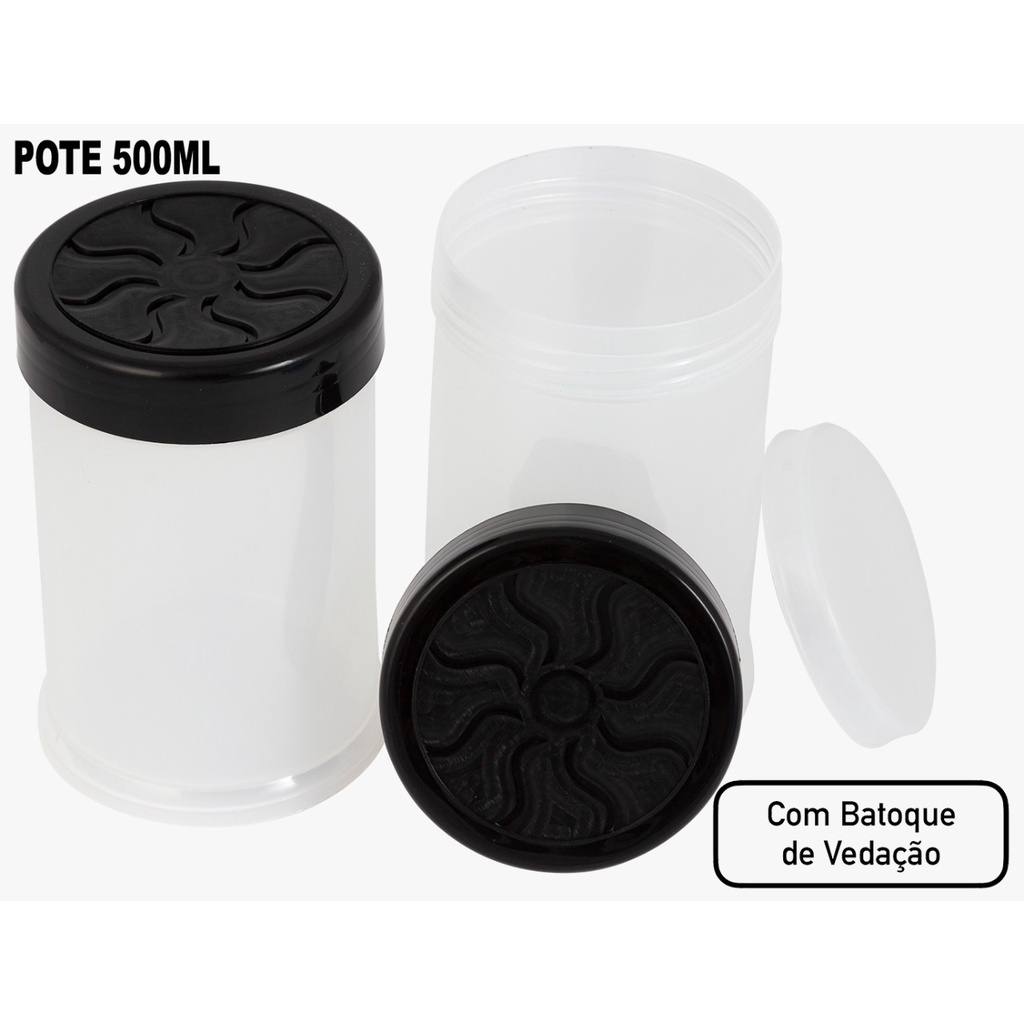 Pote Para Sweet Lips 500ml A Tampa Rosca Caixa 10 Unidades | Shopee Brasil