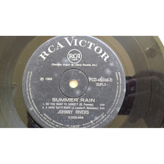 Compacto Johnny Rivers - Summer Rain - Vinil 1968 Duplo | Shopee Brasil
