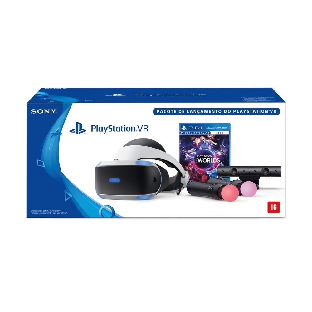 Playstation Vr Bundle Cuh-zvr1 Com Caixa Usado A Pronta Entrega ...