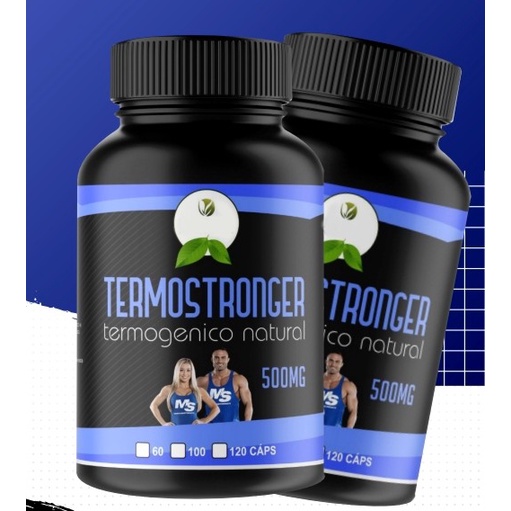 Termogênico natural Thermo Stronger 100 caps 500mg | Shopee Brasil