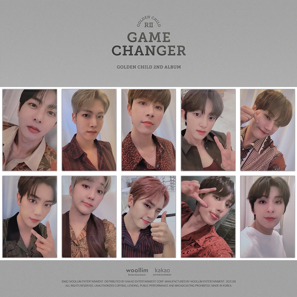 GOLDEN CHILD 2nd Album - Game Changer [EVERLINE PHOTOCARD] | Shopee Brasil