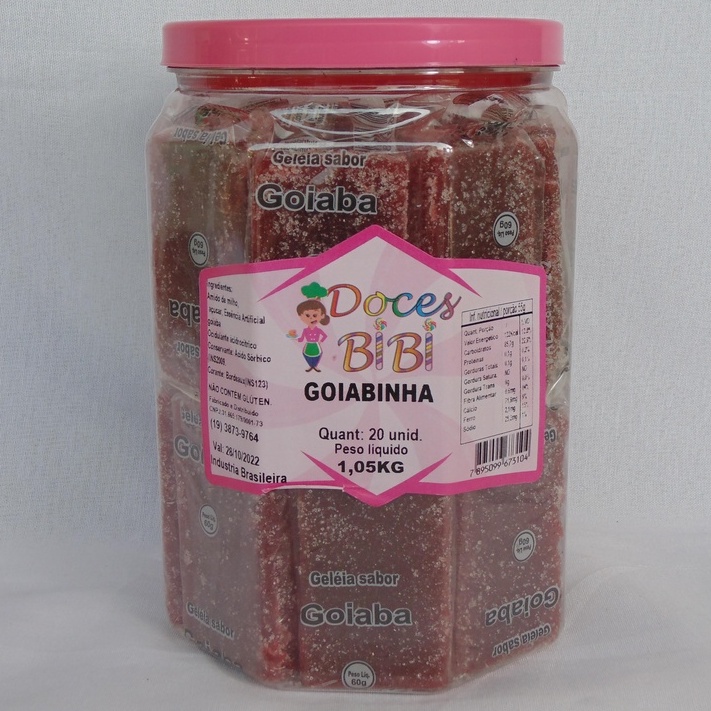 Pote De Doce De Goiaba / Goiabinha Cristalizada / Goiabada / Doce De ...