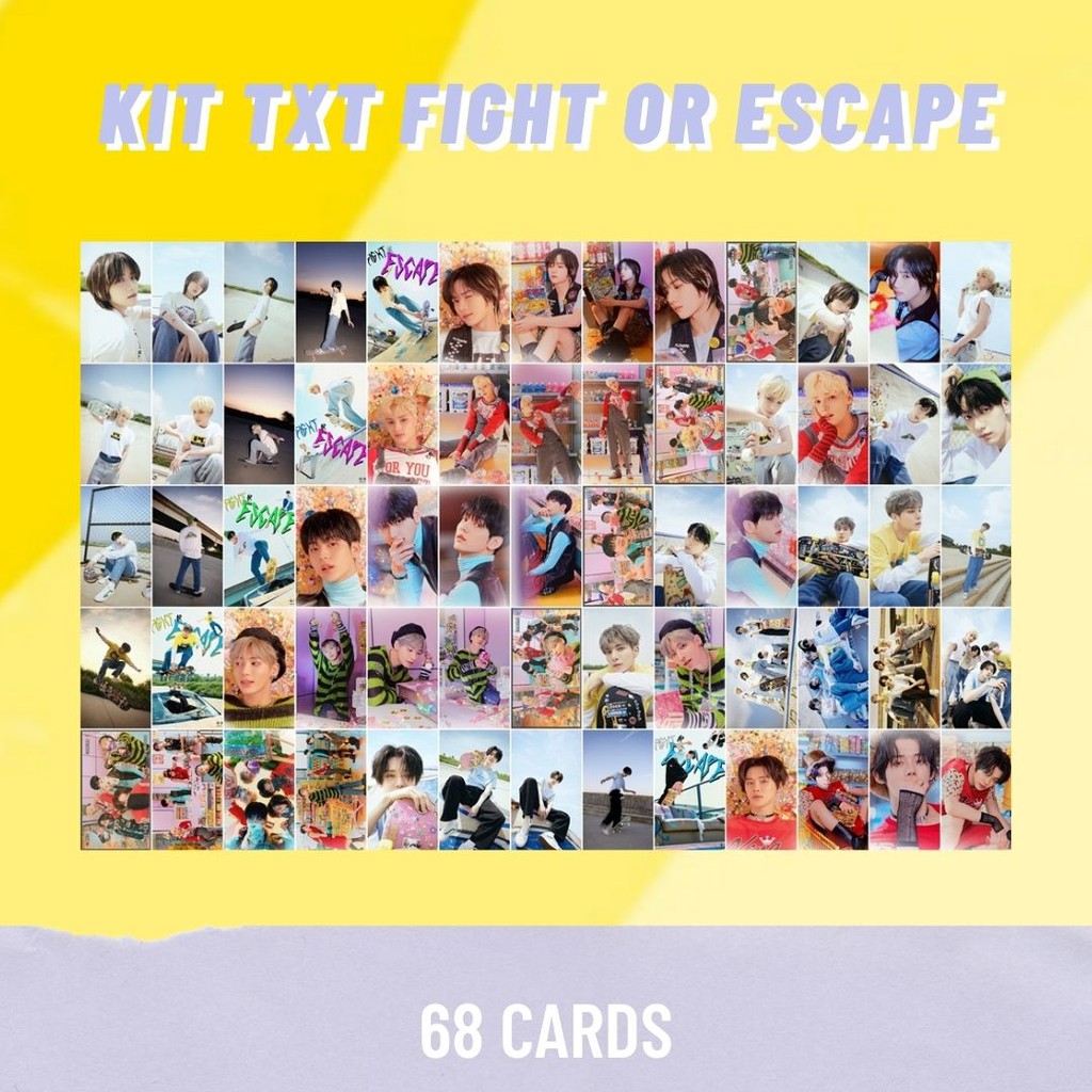 kit TXT fight or escape com 68 cards. | Shopee Brasil