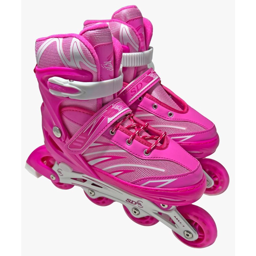 Patins Inline Roller Semi Profissional INFANTIL Ajustavel Abec 7 ...