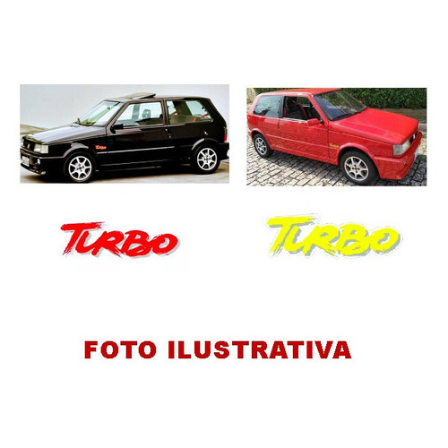 Adesivo Emblema Turbo Fiat Uno | Shopee Brasil