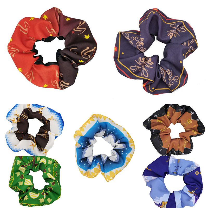 Genshin Impact Hair Ring Cosplay Props Accessories Venti Klee Hutao ...