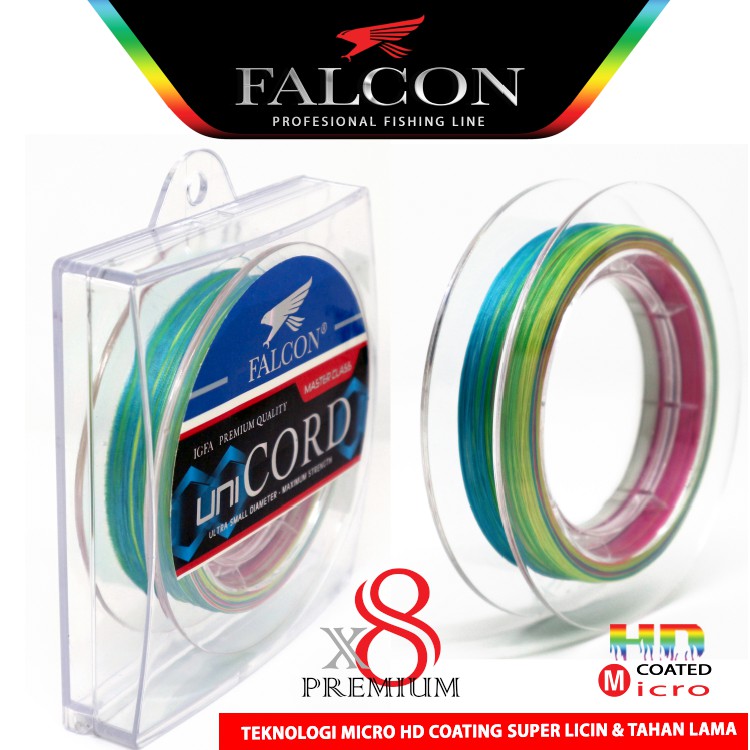 Corda PE X8 Falcon Uni Cord 300M MICRO | Shopee Brasil