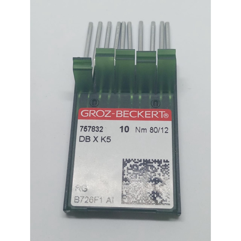 AGULHA GROZ-BECKERT MODELO DB X K5X NUMERO 80/12 PACOTE COM 10 AGULHAS | Shopee Brasil
