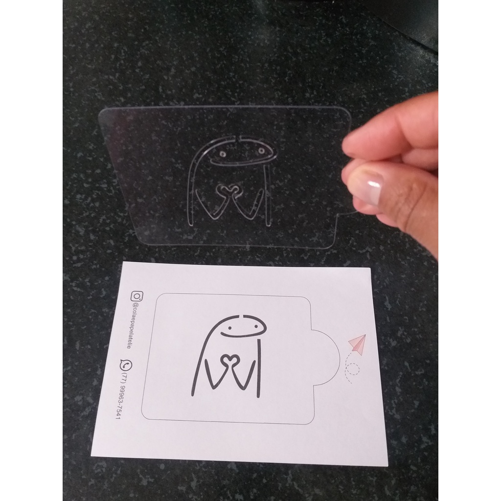 Molde Vazado/Stencil Flork para Bentô Cake | Shopee Brasil