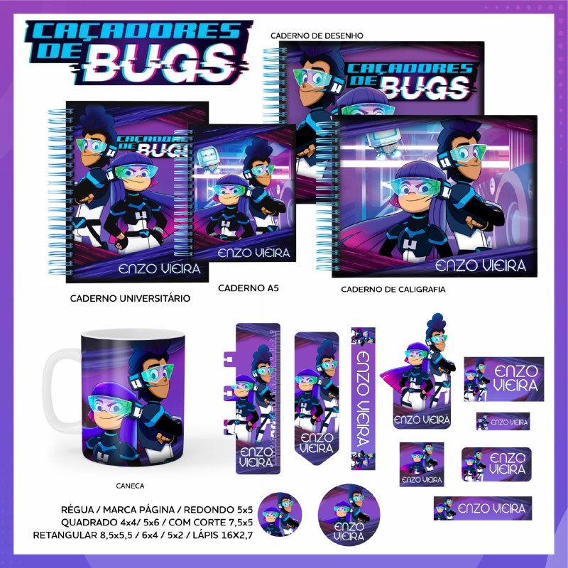 Combo Escolar Shopee Brasil