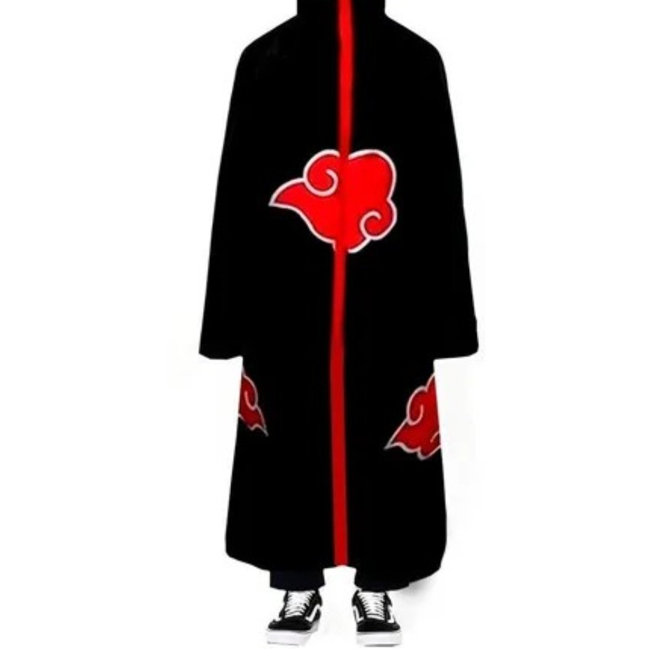 Capa Manto Akatsuki Naruto Cosplay Anime | Shopee Brasil