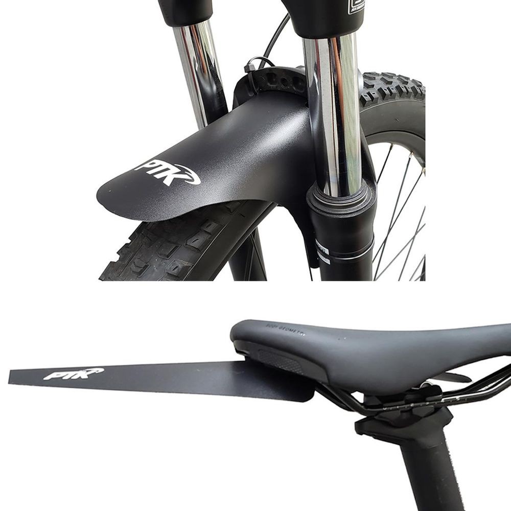 Par Paralamas Para Barro Bike Bicicleta Aro 26 - 29 Dianteiro Traseiro | Shopee Brasil